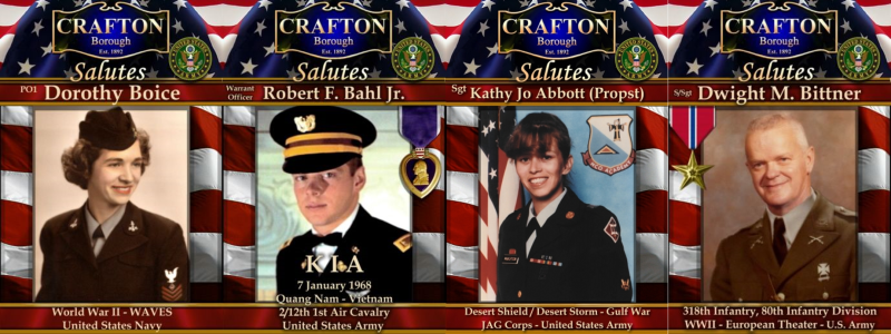 Borough of Crafton - Crafton Military Banners